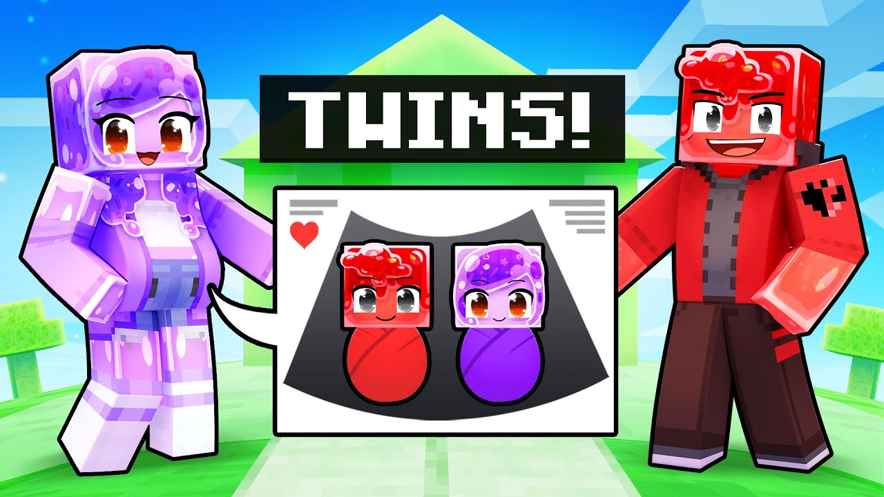 I'm PREGNANT with SLIME TWINS in Minecraft! - Minecraft videos