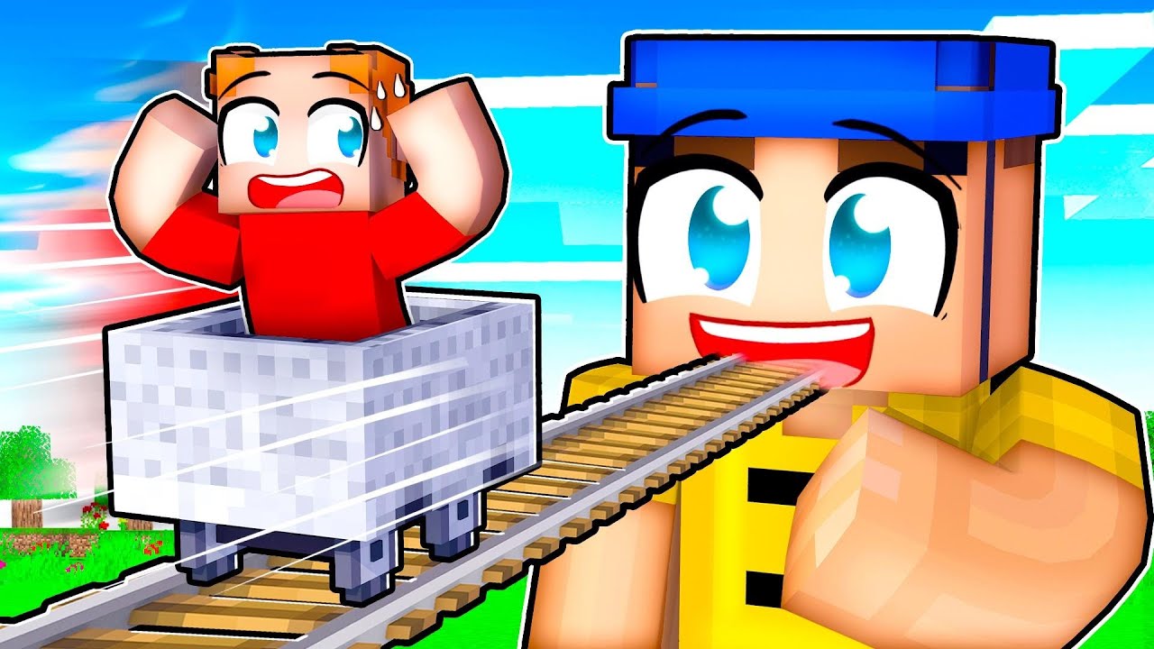 Minecraft Cart Ride Into JEFFY! - Minecraft videos