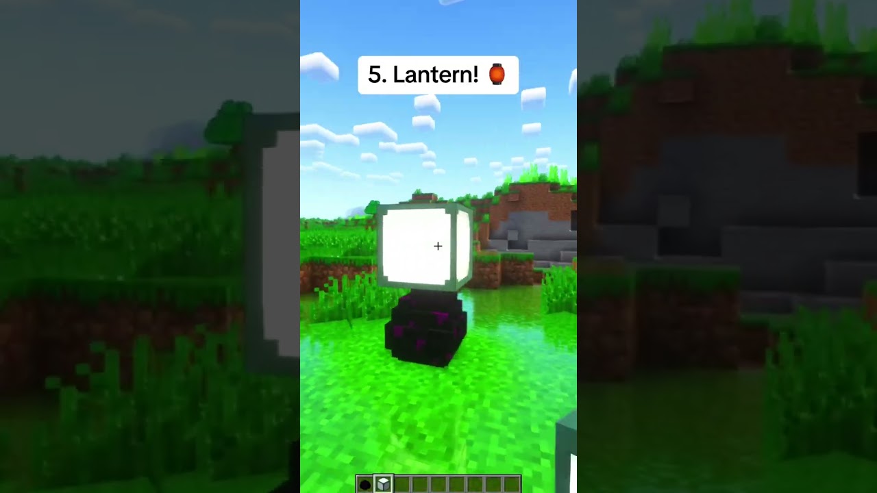 Minecraft: Top 10 Mini Build Hacks! #shorts - Minecraft videos