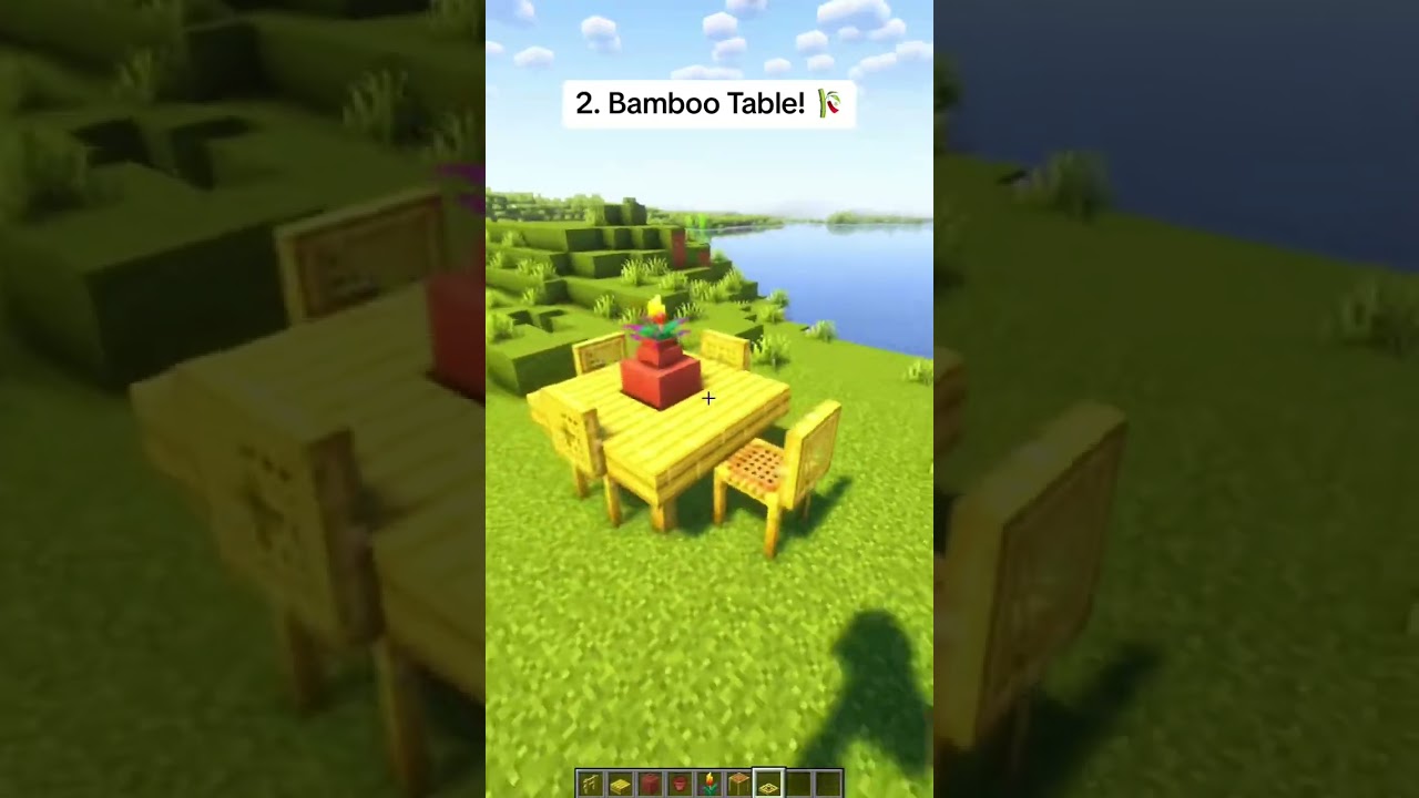 Minecraft: Top 5 Viral Table Designs! #shorts #minecraftshorts ...