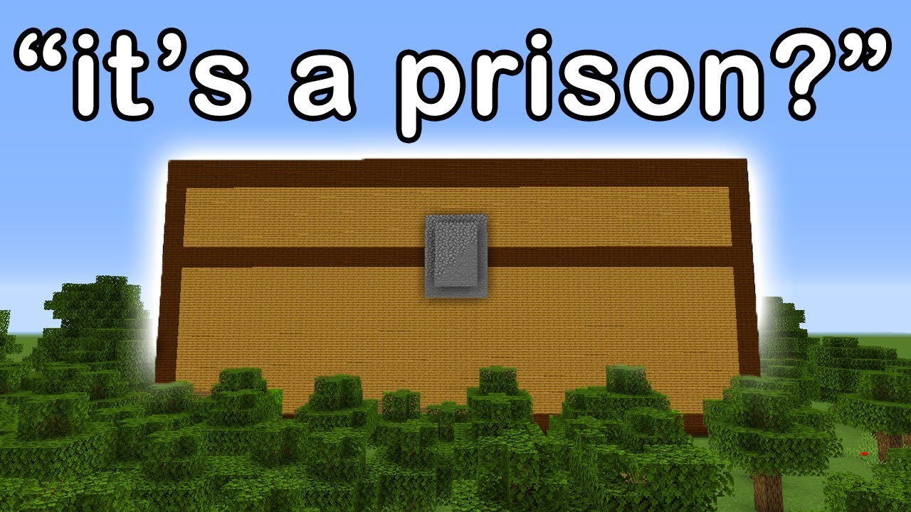 Minecraft but I'm trapped in CHEST PRISON - Minecraft videos