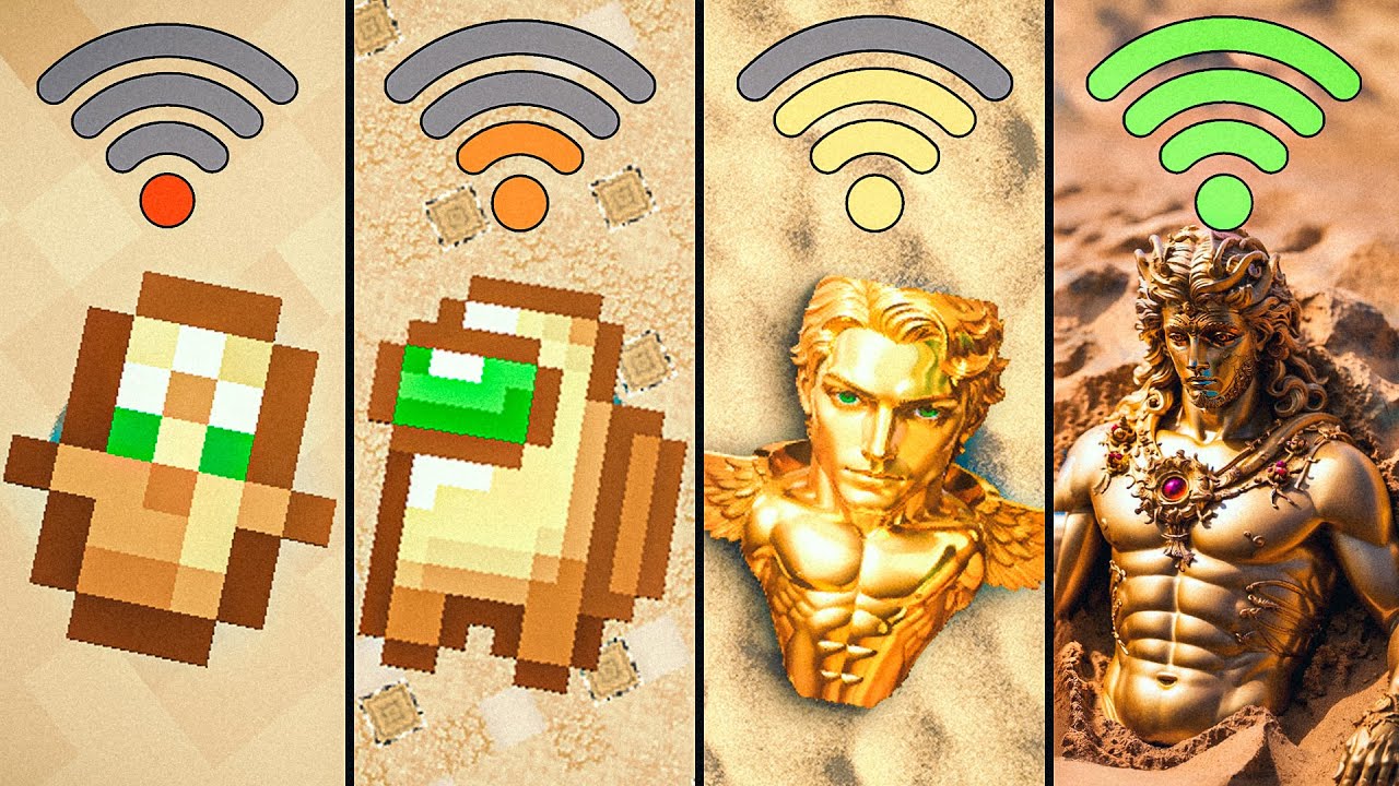 Minecraft: totems different physics DIMENSIONS be like - Minecraft videos