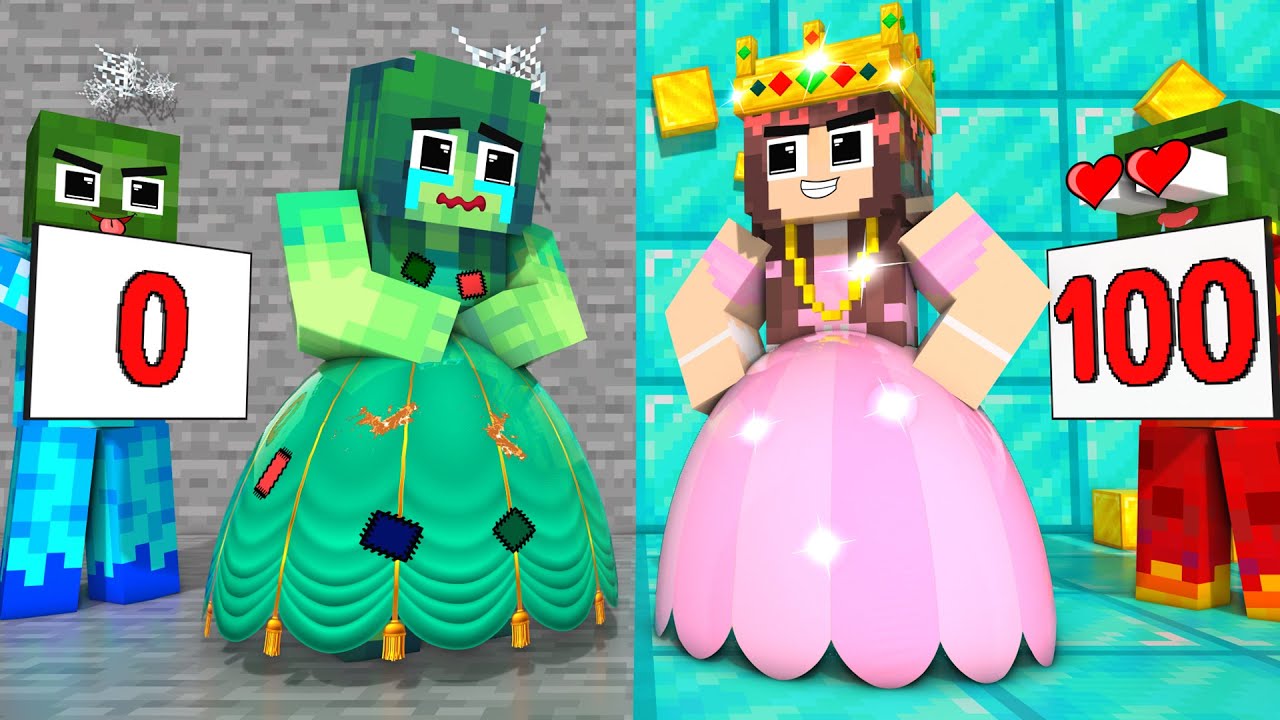 Monster School : Zombie x Squid Game Doll 0 or 100 Point - Minecraft ...