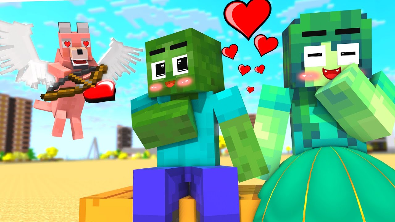 Monster School : Zombie x Squid Game Doll Cupid Angel - Minecraft ...