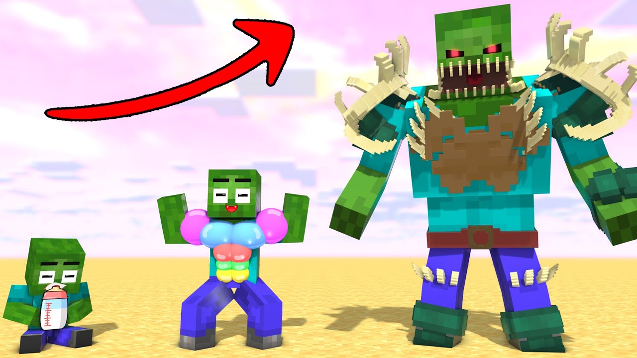 Monster School : Zombie x Squid Game Doll Find Friends - Minecraft ...