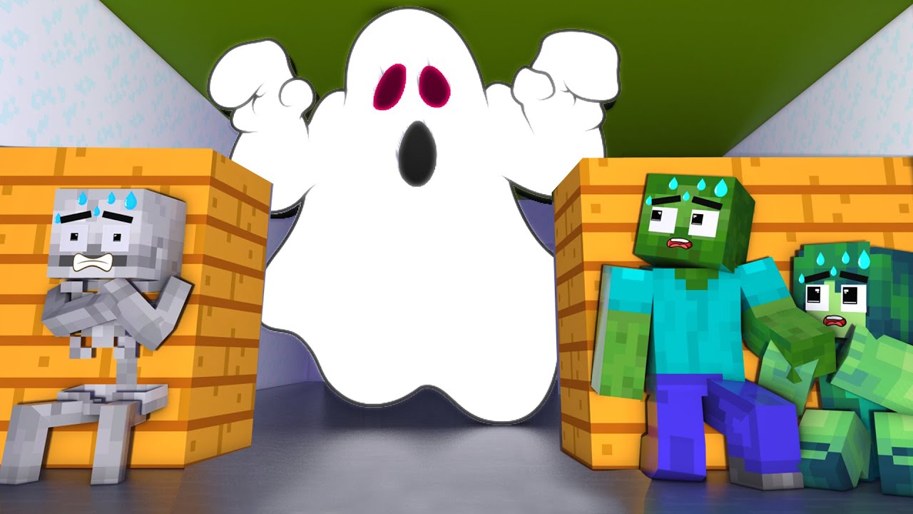 Monster School : Zombie x Squid Game Doll Ghost in House - Minecraft ...