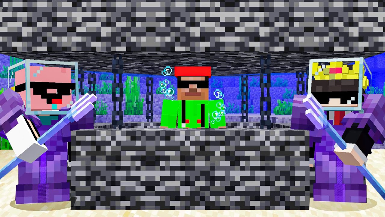 My Friends Trapped me In UNDERWATER PRISON to Get Revenge In Minecraft ...