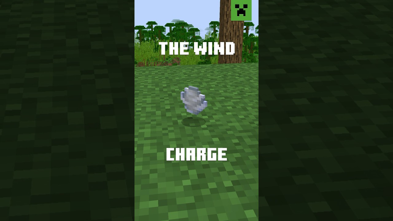 NEW ITEM ALERT: THE WIND CHARGE! - Minecraft videos