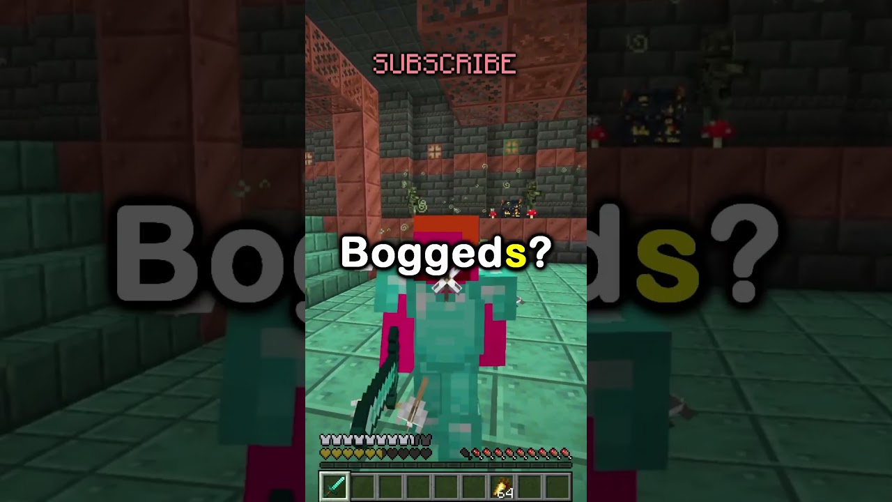 NEW MINECRAFT MOB: THE BOGGED - Minecraft videos