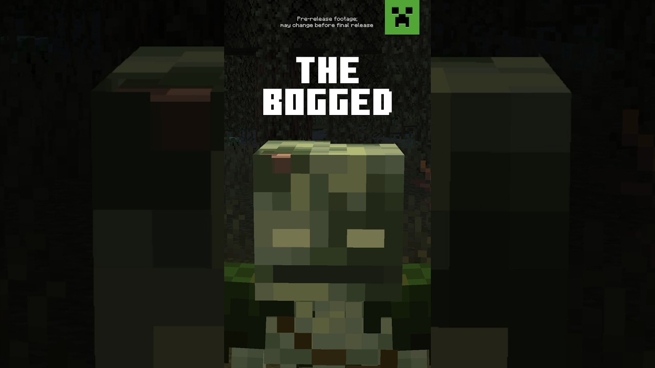 NEW MOB ALERT: THE BOGGED! - Minecraft videos