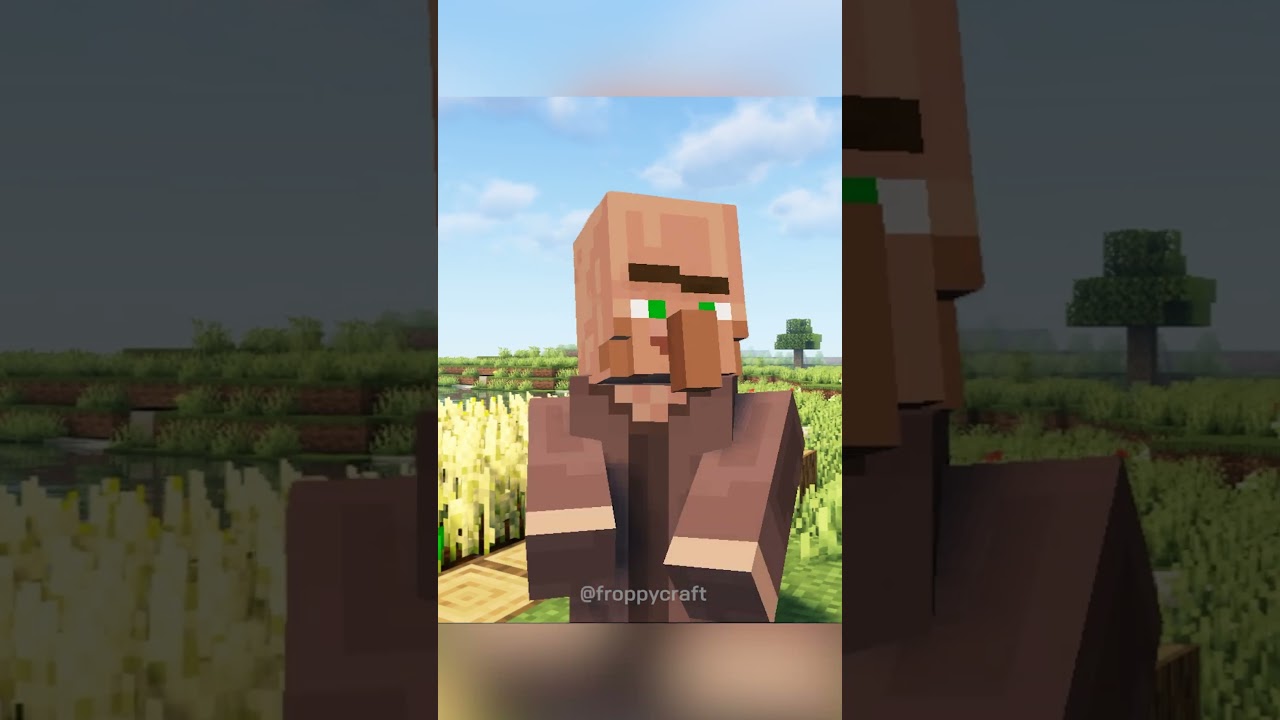 Villager Mewing (Minecraft Animation) #minecraft #villager #grox ...