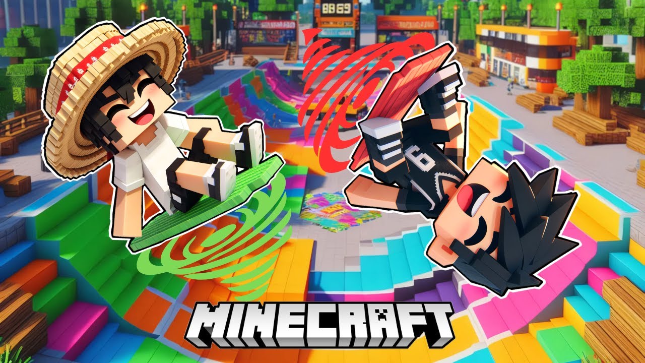 We Found a FLOATING HOVERBOARD In Minecraft! - Minecraft videos