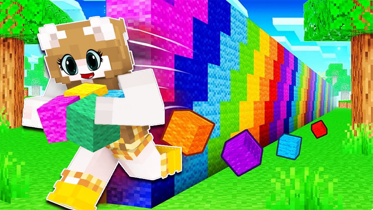 Yasi and CeeGee Place 1,000,000 SPARKLING BLOCKS in Minecraft ...