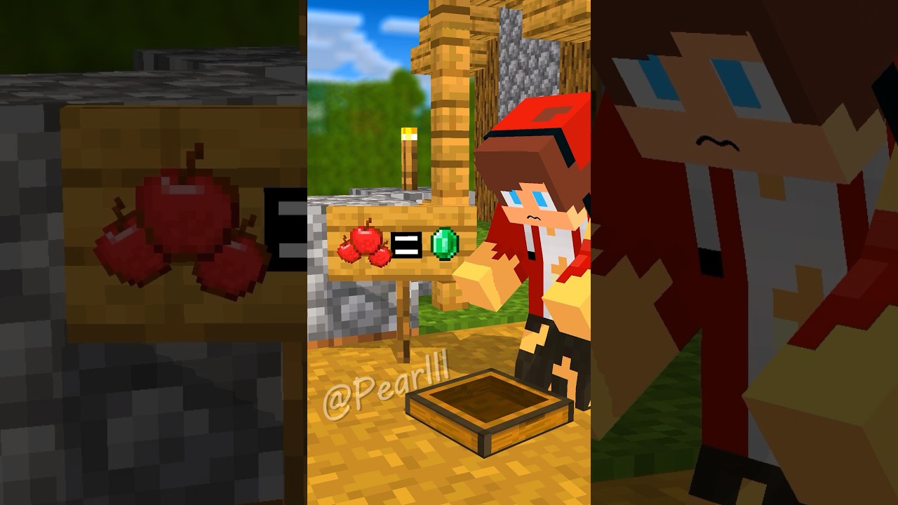 A good deed by the homeless JJ - Minecraft Animation #shorts #maizen # ...