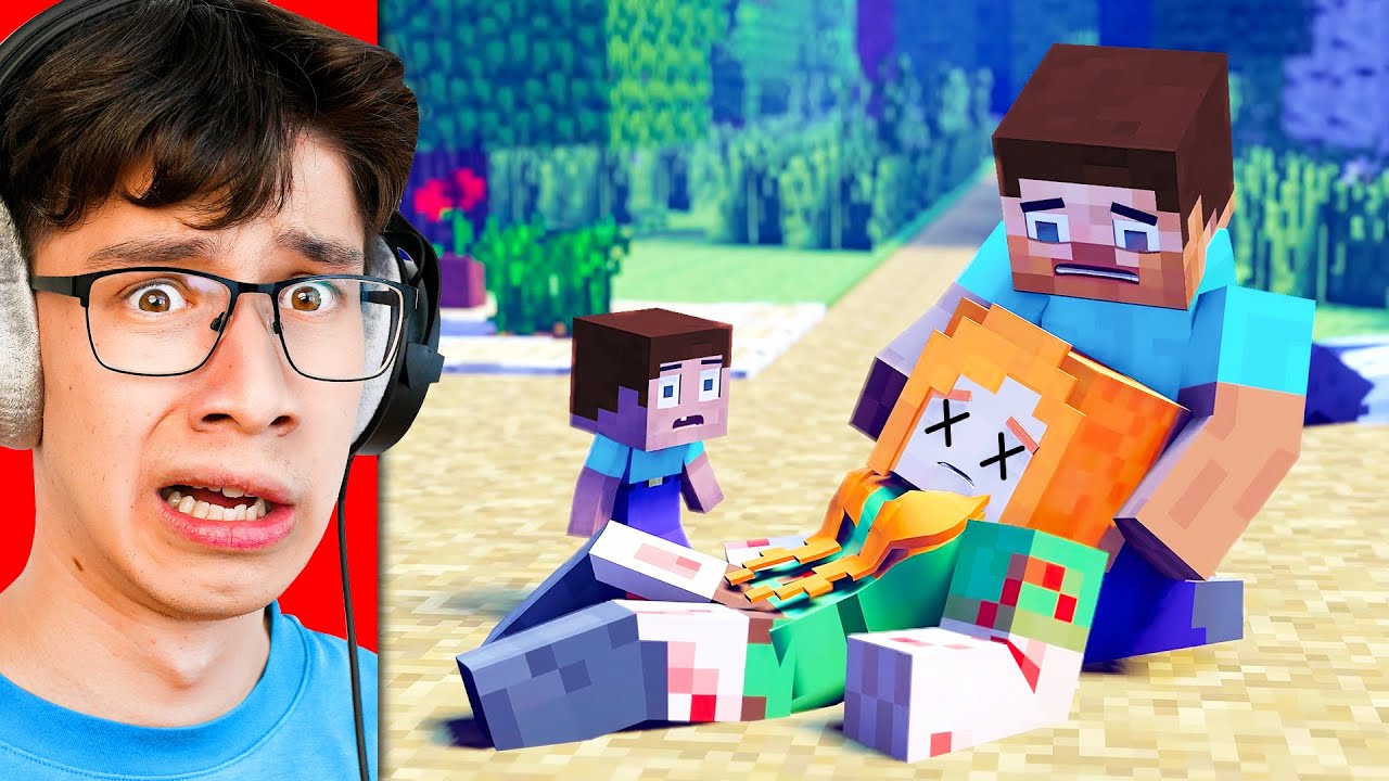 Alex and Steve BIRTH to DEATH Movie (Sad Animation) - Minecraft videos