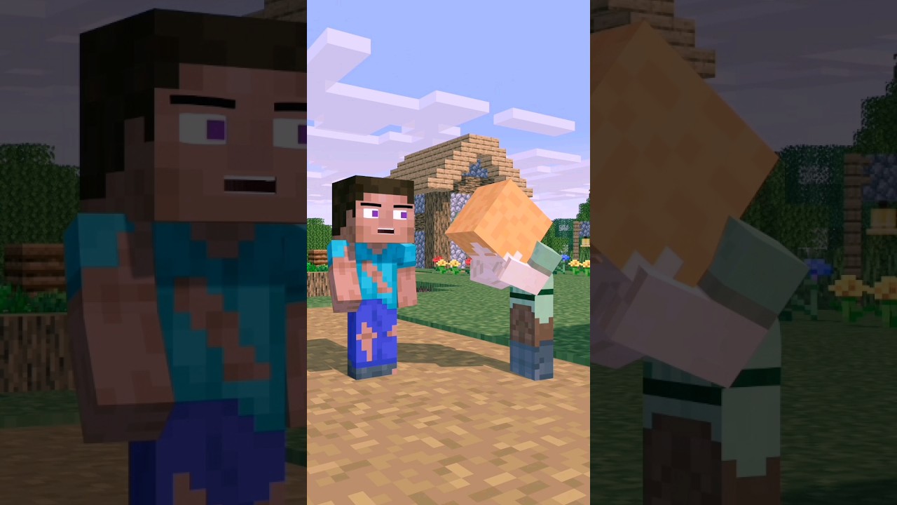 Baby Steve is doing good deeds, let's help him #minecraft #shorts ...