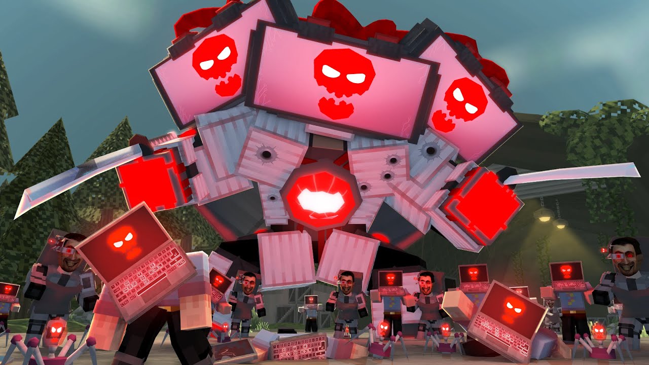 Computer Zombie Apocalypse - Skibidi Toilet Minecraft - Minecraft videos