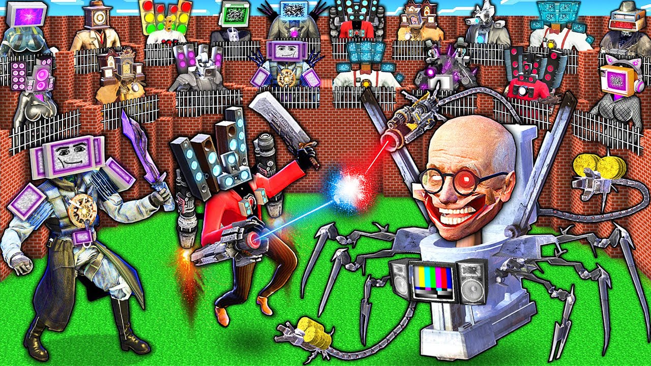 FINAL BATTLE of UPGRADED SCIENTIST SKIBIDI TOILET vs TV MAN TITAN & TV ...