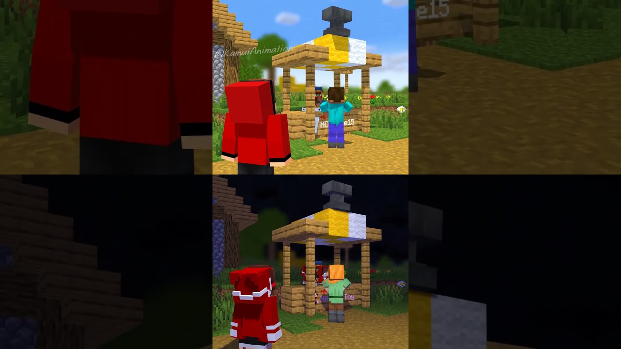 Good deeds of JJ and JJ's Sister - Minecraft Animation #shorts # ...