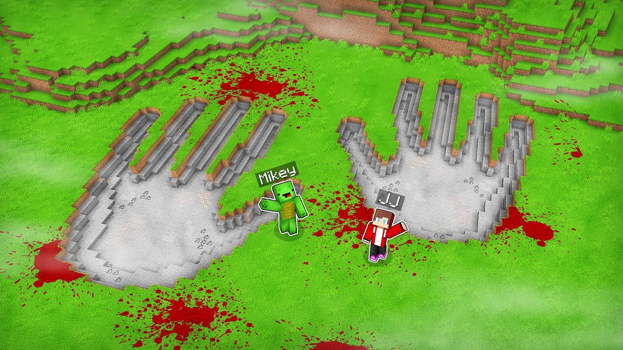 How JJ and Mikey Found SCARY GIANT HANDPRINT? - Maizen Parody Video in ...