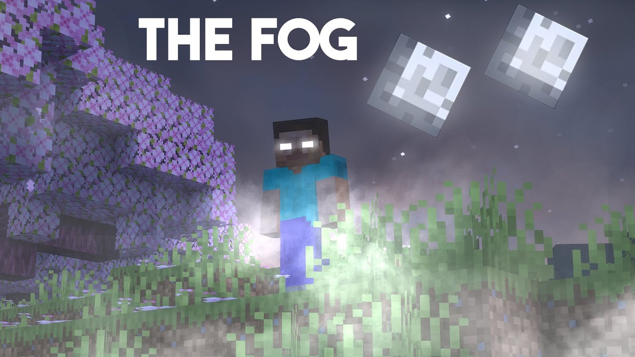 I ADDED HEROBRINE TO MINECRAFT HARDCORE WORLD ! THE FOG - Minecraft videos