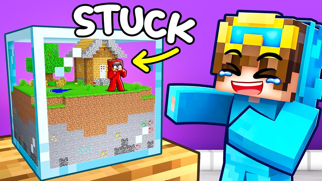 I Pranked My Friend with a TINY Minecraft World! - Minecraft videos