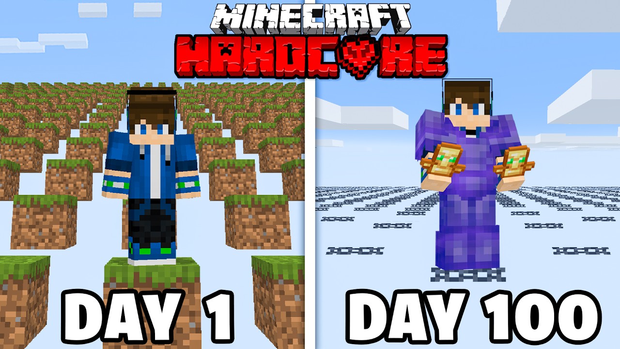 I Survived 100 Days of PARKOUR CIVILIZATION in Minecraft - Minecraft videos