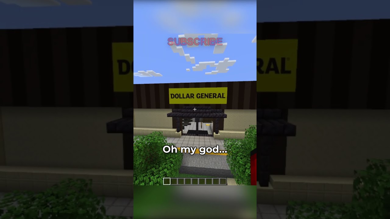 I added thousands of Dollar Generals to minecraft - Minecraft videos