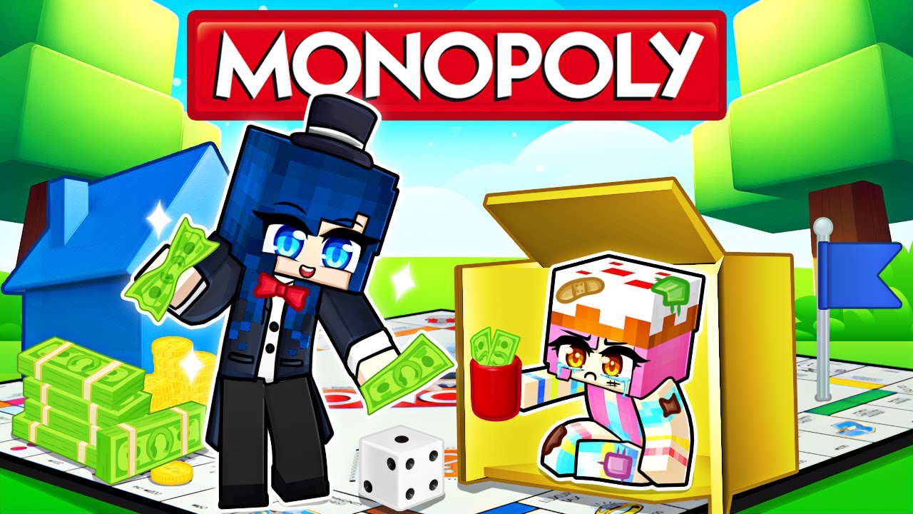 I'm the RICHEST in Minecraft Monopoly! - Minecraft videos
