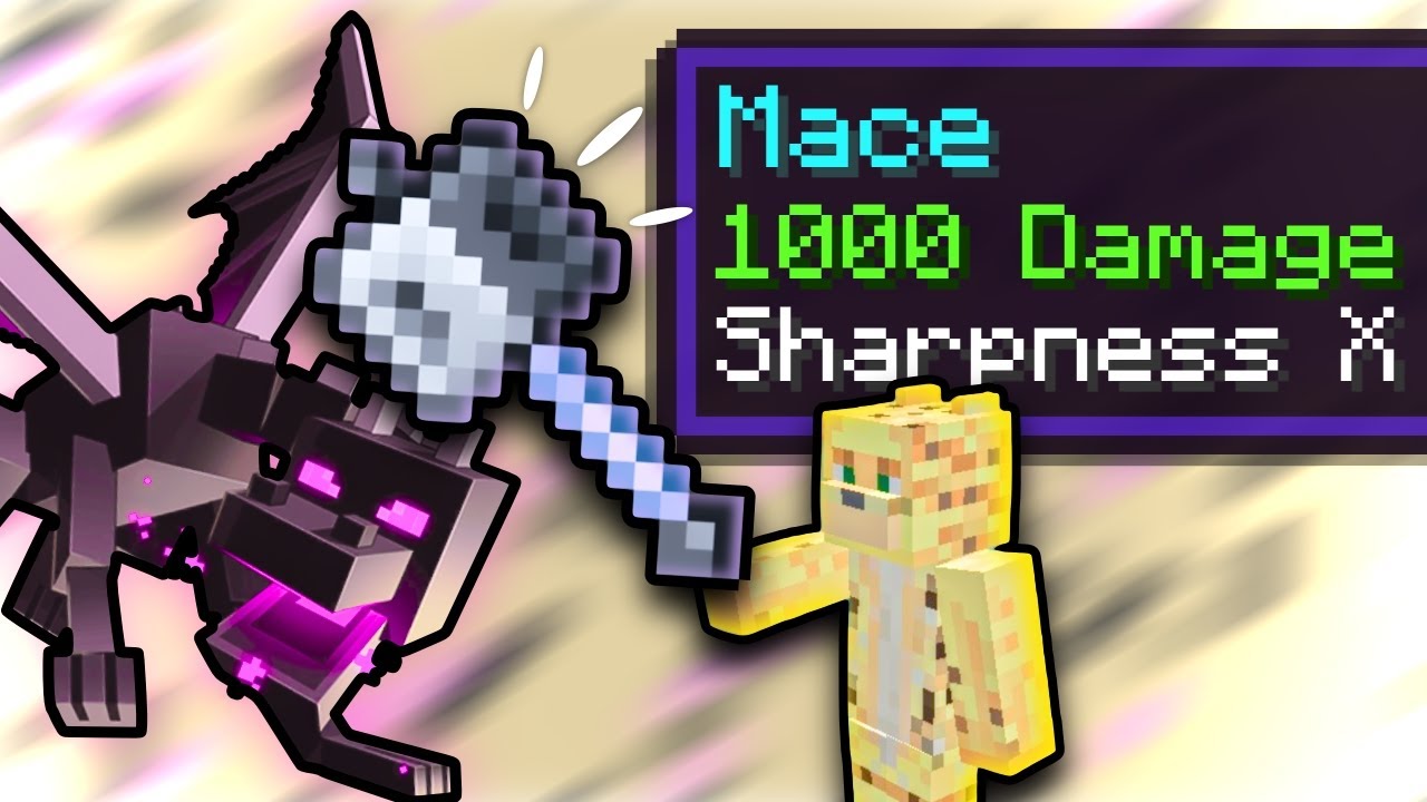 Is the Mace Overpowered? (Minecraft 1.21) - Minecraft videos