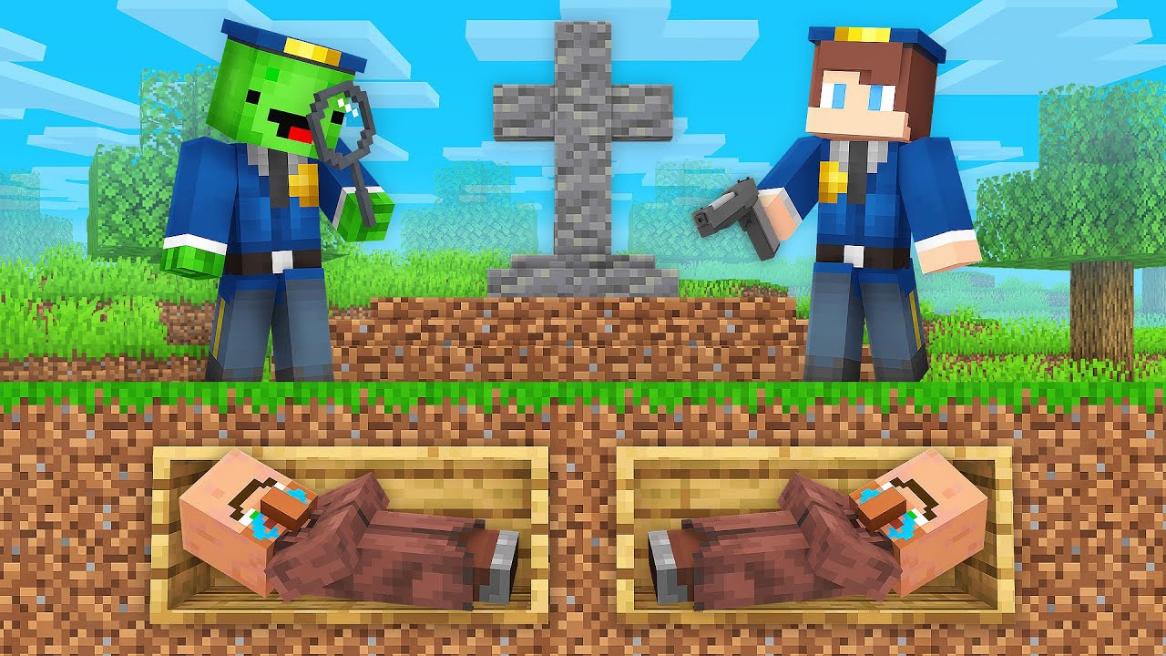 Jj And Mikey Investigate Who Buried Villagers Alive In Minecraft