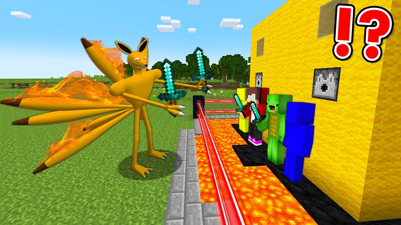 KILLER FOX vs. Villagers in Minecraft Foxhaven - Minecraft videos