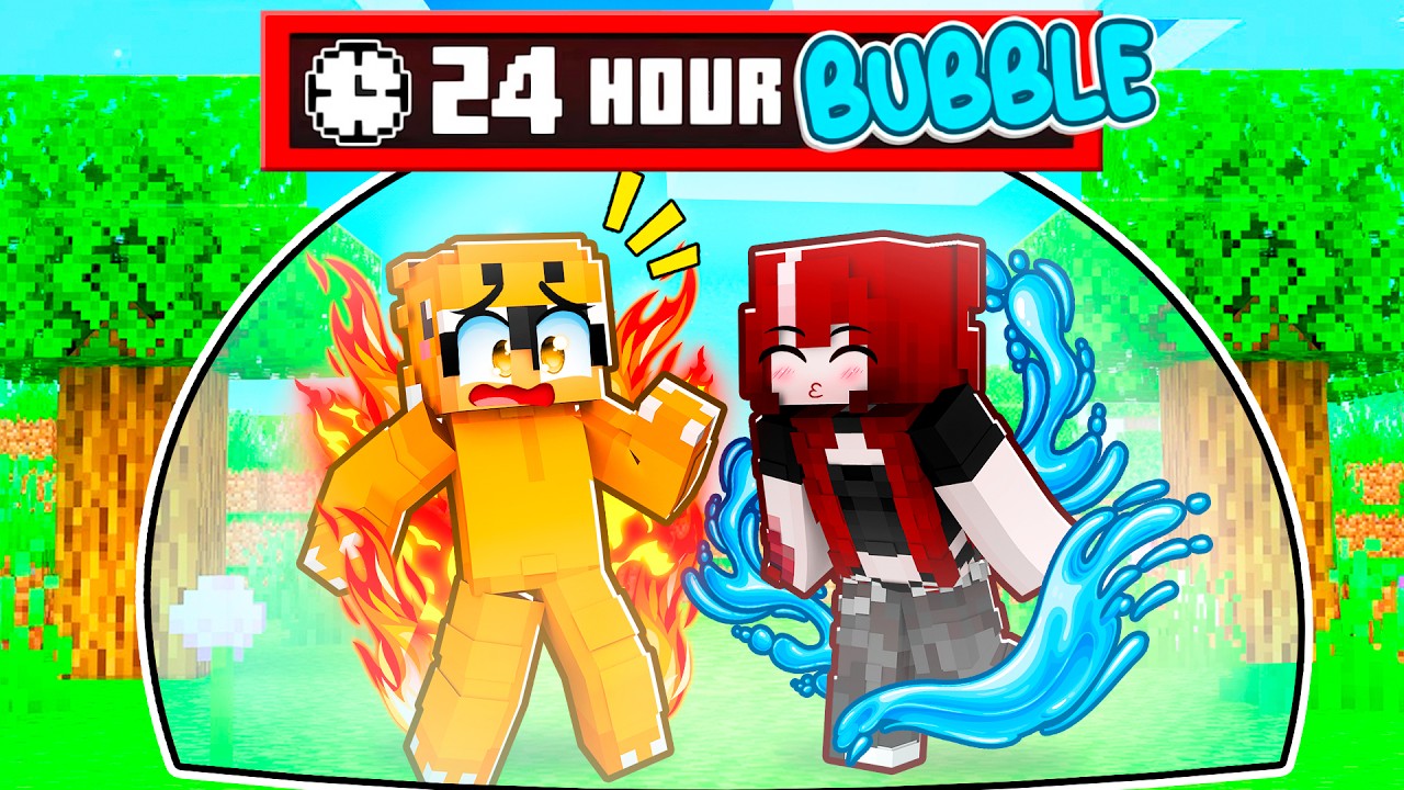 MY BULLY GIRLFRIEND Locked ME Inside A ELEMENTAL Bubble For 24 Hours ...