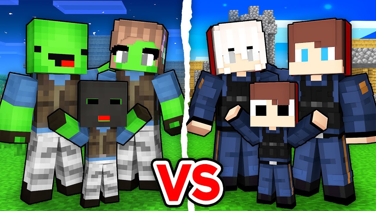 Maizen FBI Family vs Mikey CRIMINAL Family in Minecraft! - Parody Story(JJ and Mikey TV ...