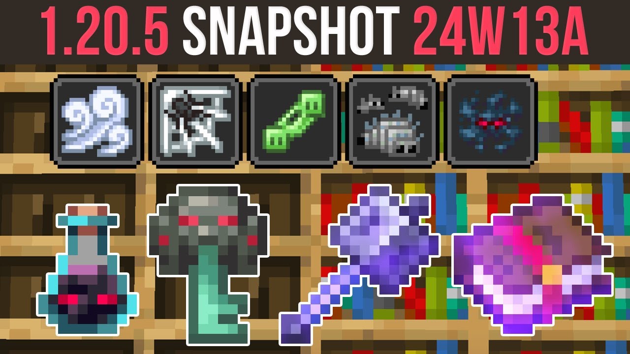 Minecraft 1.20.5 Snapshot 24W13A | New Enchantments, Potions & Ominous ...