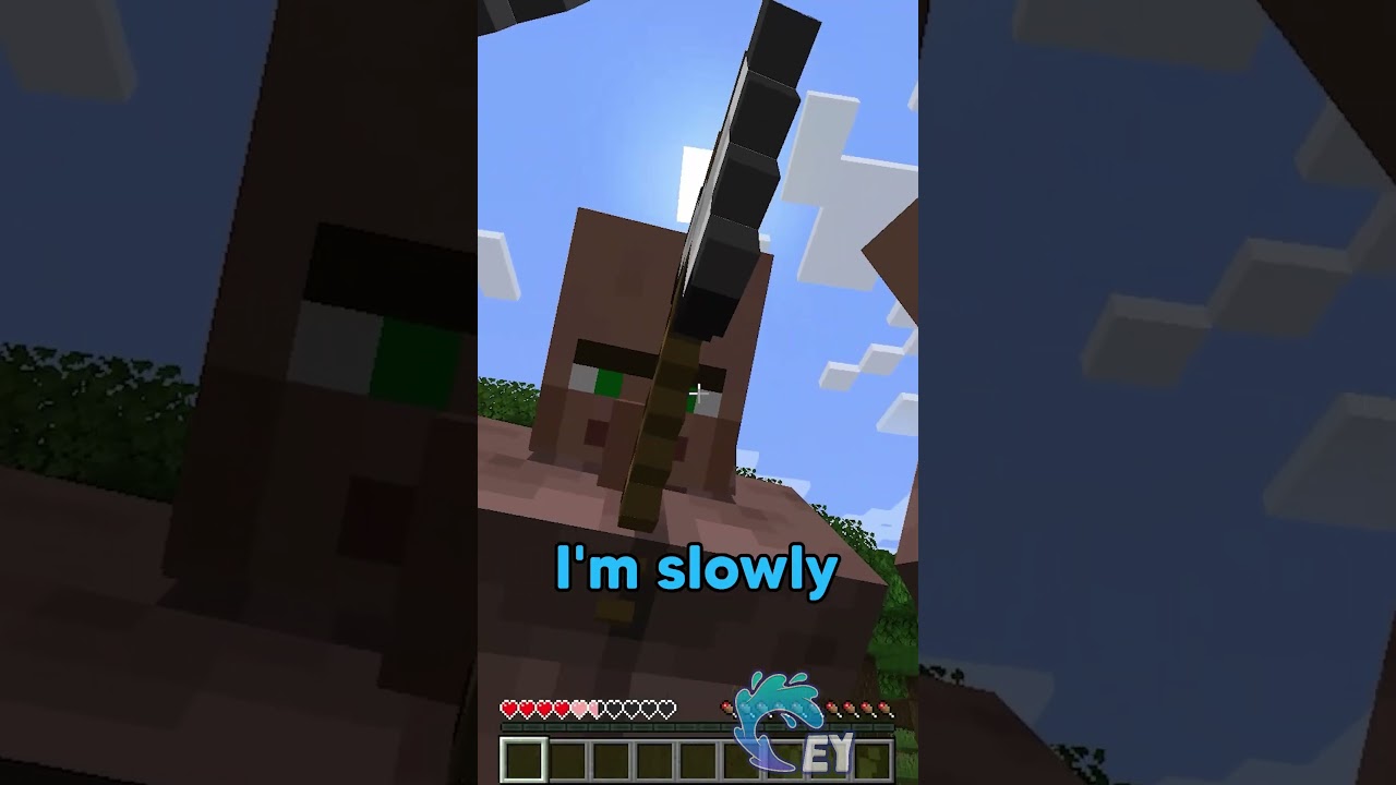 Minecraft, But Taking Damage Makes me Smaller! - Minecraft videos