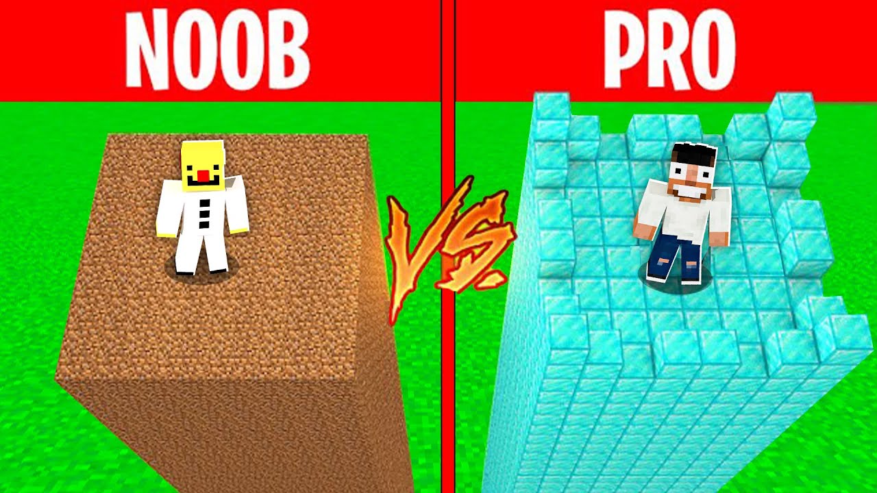 Minecraft, NOOB Vs PRO security Tower Build Challenge || Minecraft Mods || Minecraft gameplay ...