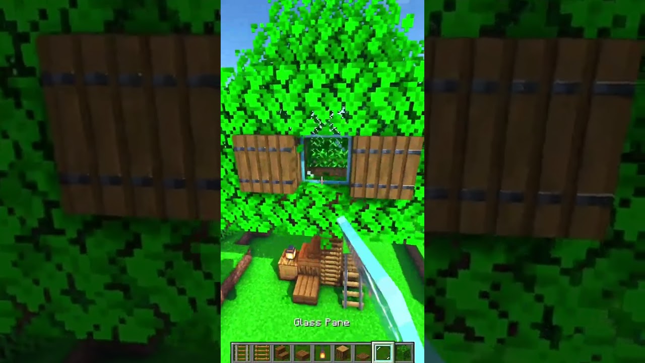 Minecraft: Tree Survival House! #shorts #minecraftshorts - Minecraft videos
