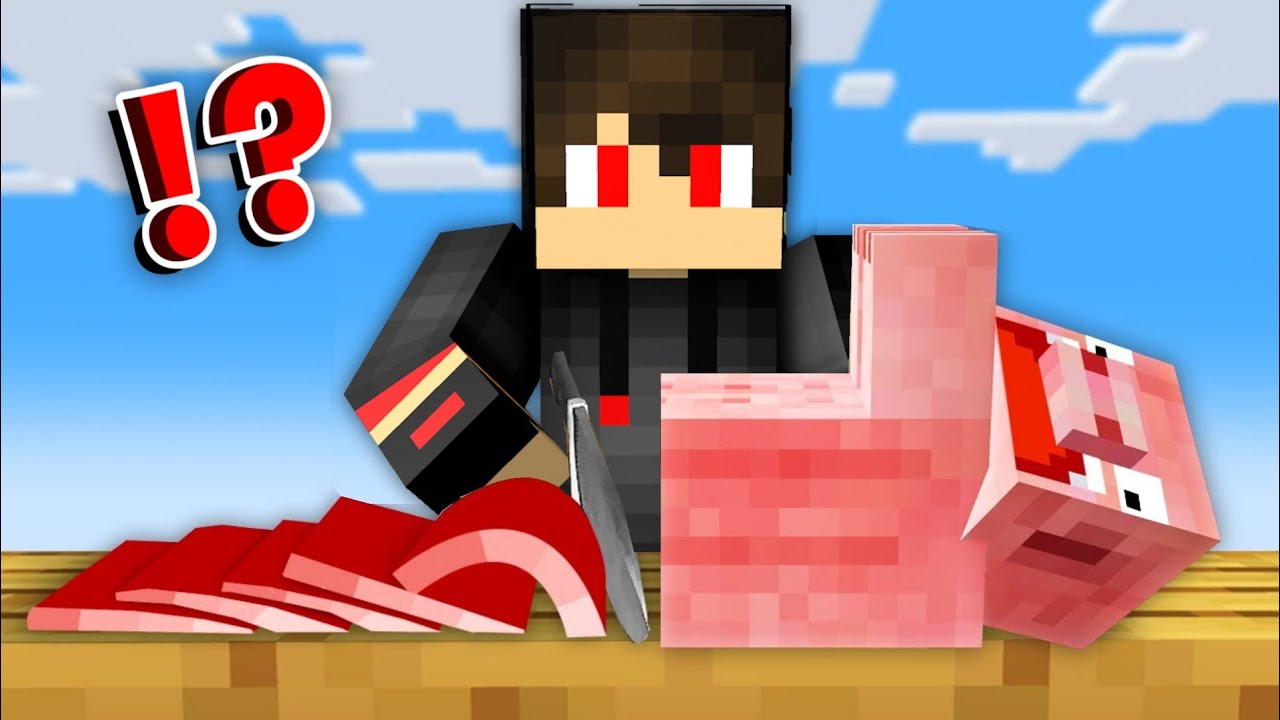 Minecraft but You Can cut ANYTHING.... - Minecraft videos