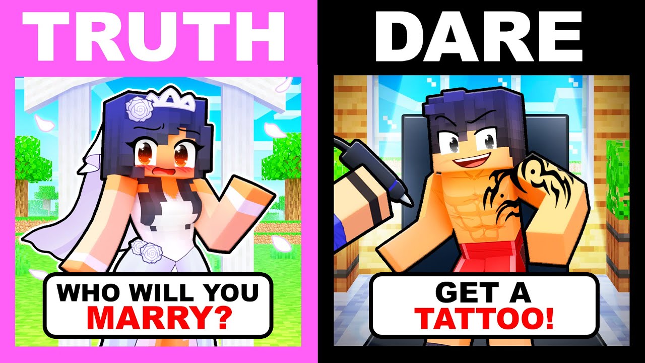 Minecraft but it's TRUTH, DARE, or DIE! - Minecraft videos