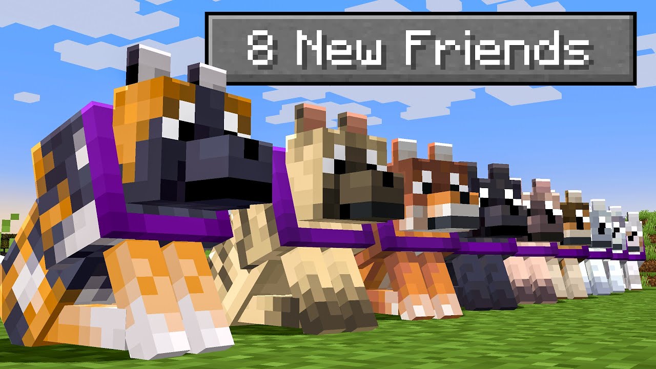 Minecraft's New Snapshot Adds Your Dog to the Game - Minecraft videos