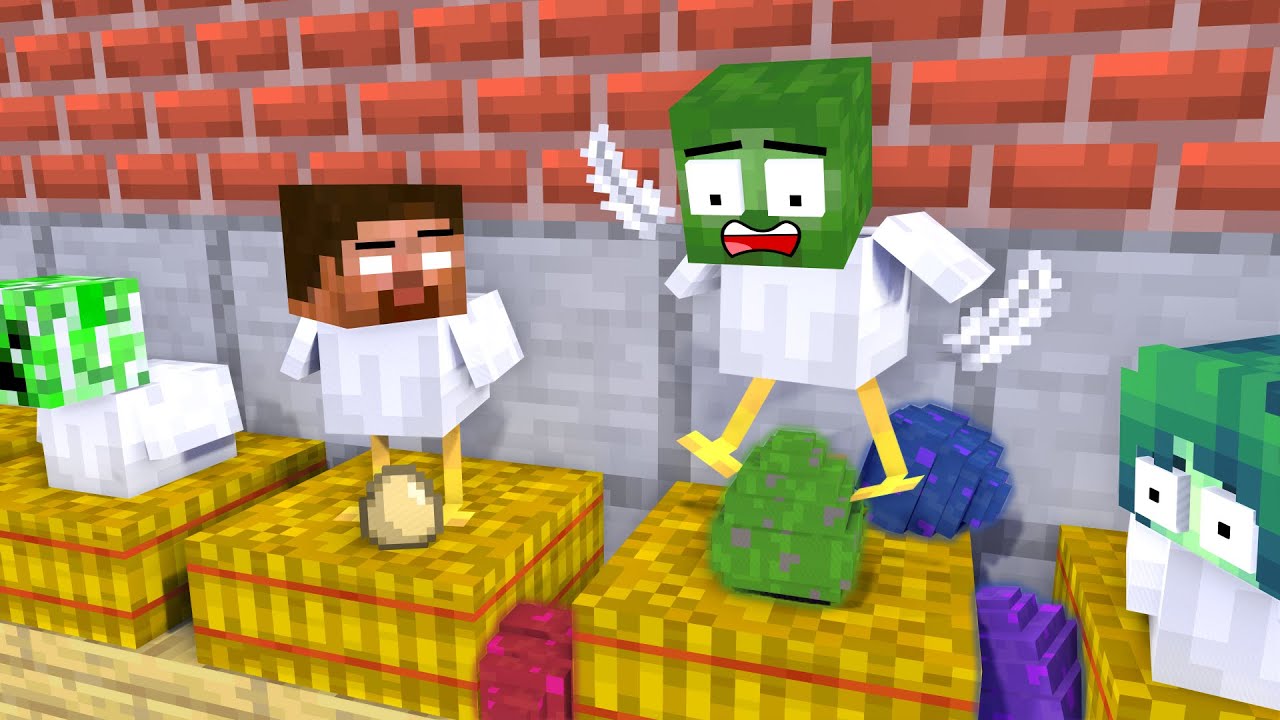 Monster School : Poor Chicken Monsters Lay Secret Eggs - Minecraft ...