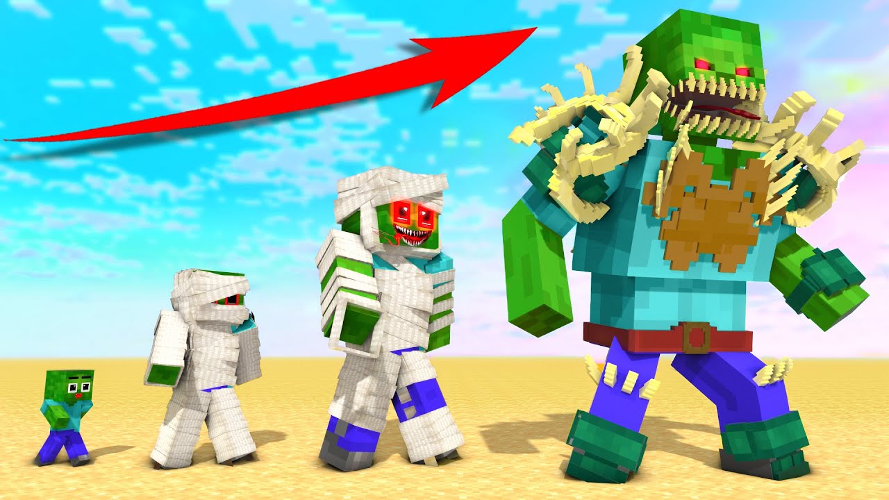 Monster School : Zombie x Squid Game Doll MUMMY TRANSFORMATION ...