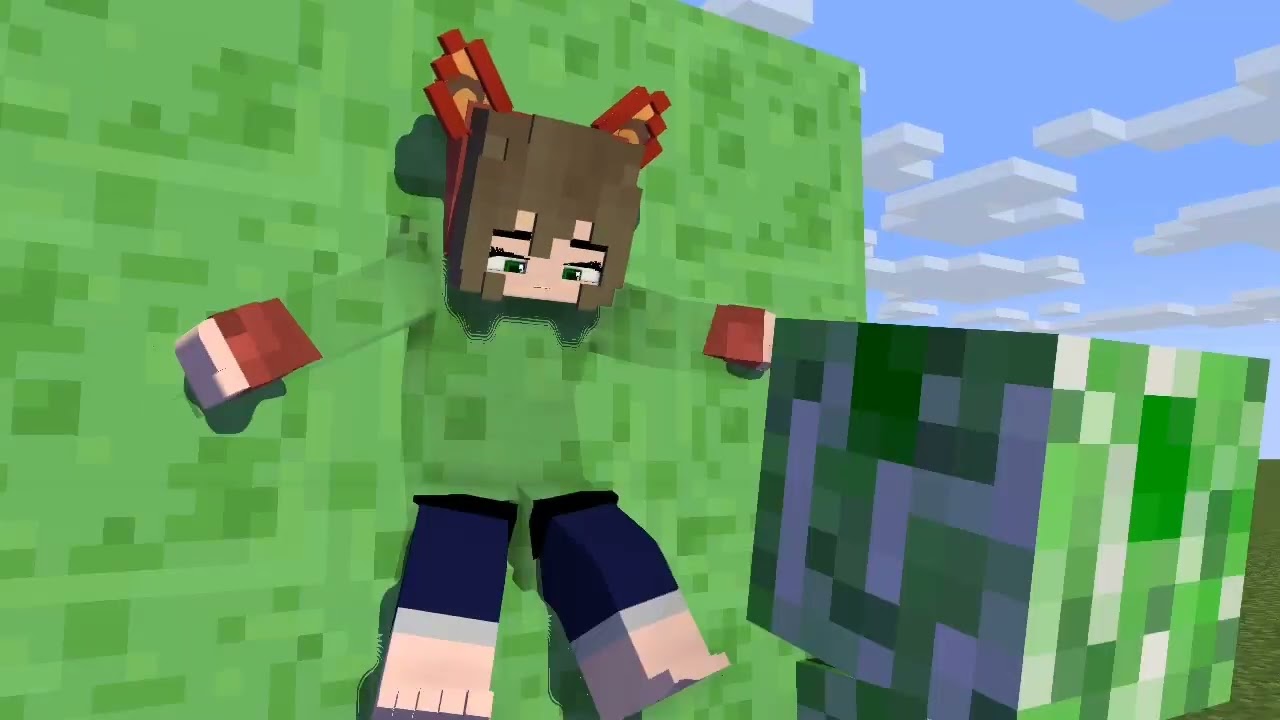 Our red neko // Minecraft animation - Minecraft videos