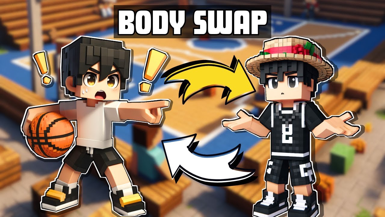 Pang's and James SWAPPED Bodies In Minecraft! - Minecraft videos