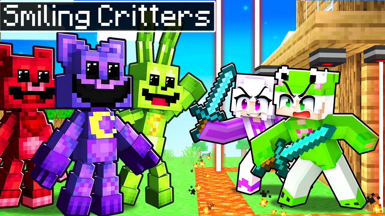 Smiling Critters vs The Most Secure House In Minecraft! - Minecraft videos