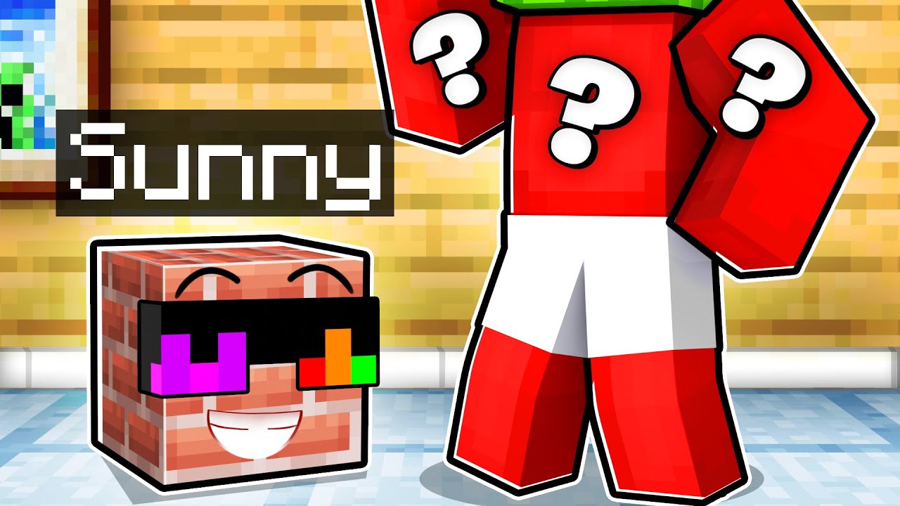 Sunny VS Minecraft PROP HUNT - Minecraft videos