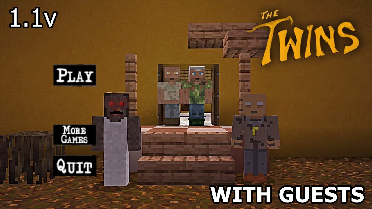 THE TWINS WITH GUESTS MINECRAFT GAMEPLAY (granny&grandpa) - Minecraft ...