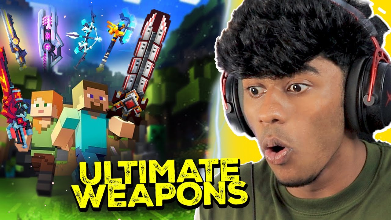 USING ULTIMATE WEAPONS IN MINECRAFT | Soloviner - Minecraft videos