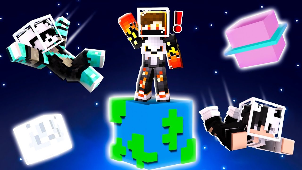 We're TRAPPED On A MINI PLANETS In Minecraft! - Minecraft videos